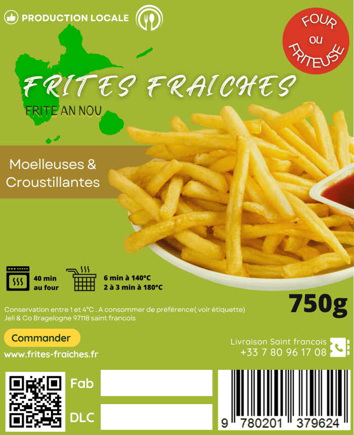 Frites Fraiches Crues - Frite An Nou